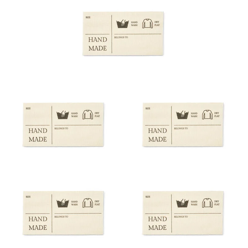 LindeHobby Handmade, Koko ja Nimi (6 cm x 4 cm) - Osta lanka täältä