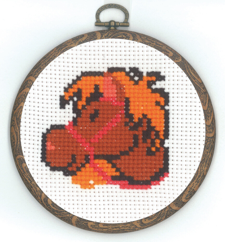 Hevonen kehyksellä 5962 60 14cm – Osta edullisia kirjontapakkauksia täältä